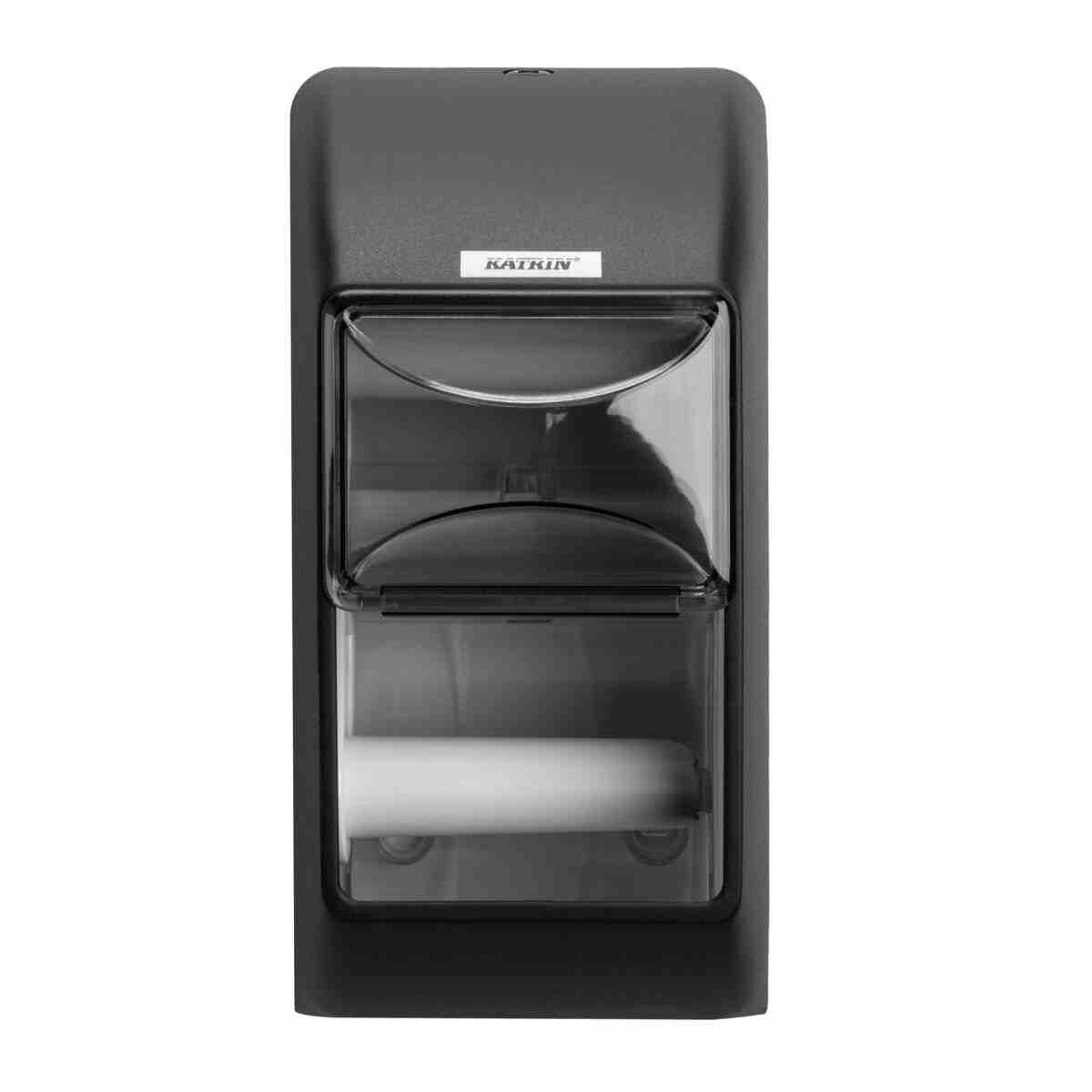 Katrin Toilettenpapierspender für 2 Rollen, Schwarz