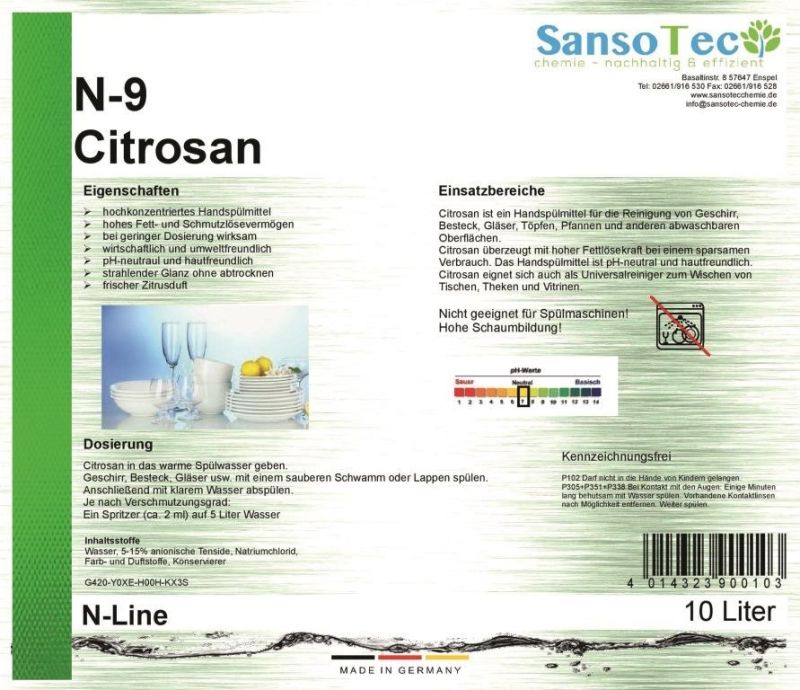 hochkonzentriertes Spülmittel und Reiniger kaufen